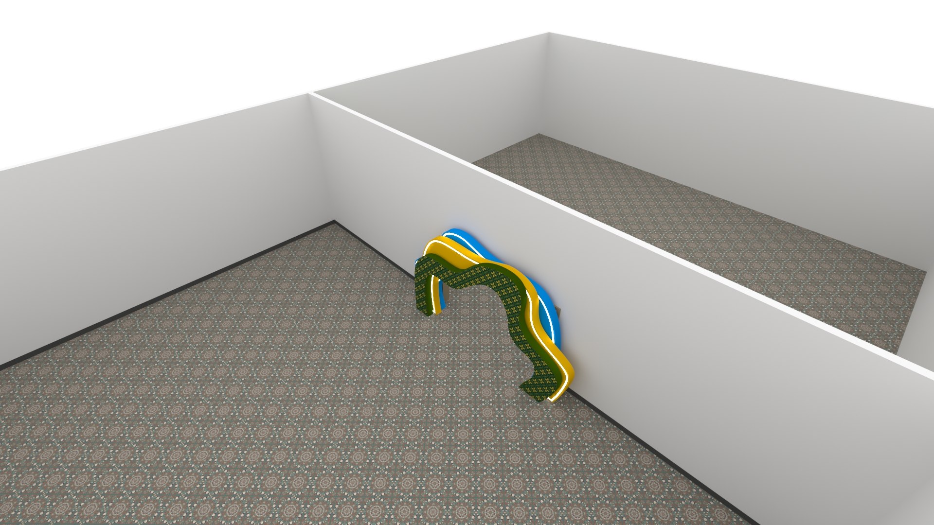 Gate Entrance Curve Style Decoration 3D Model - TurboSquid 1991529