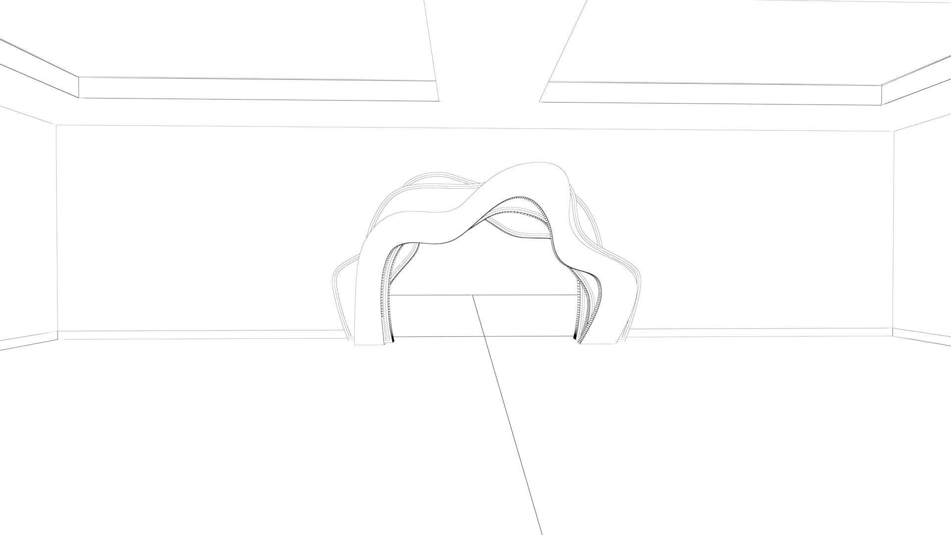 Gate Entrance Curve Style Decoration 3D Model - TurboSquid 1991529