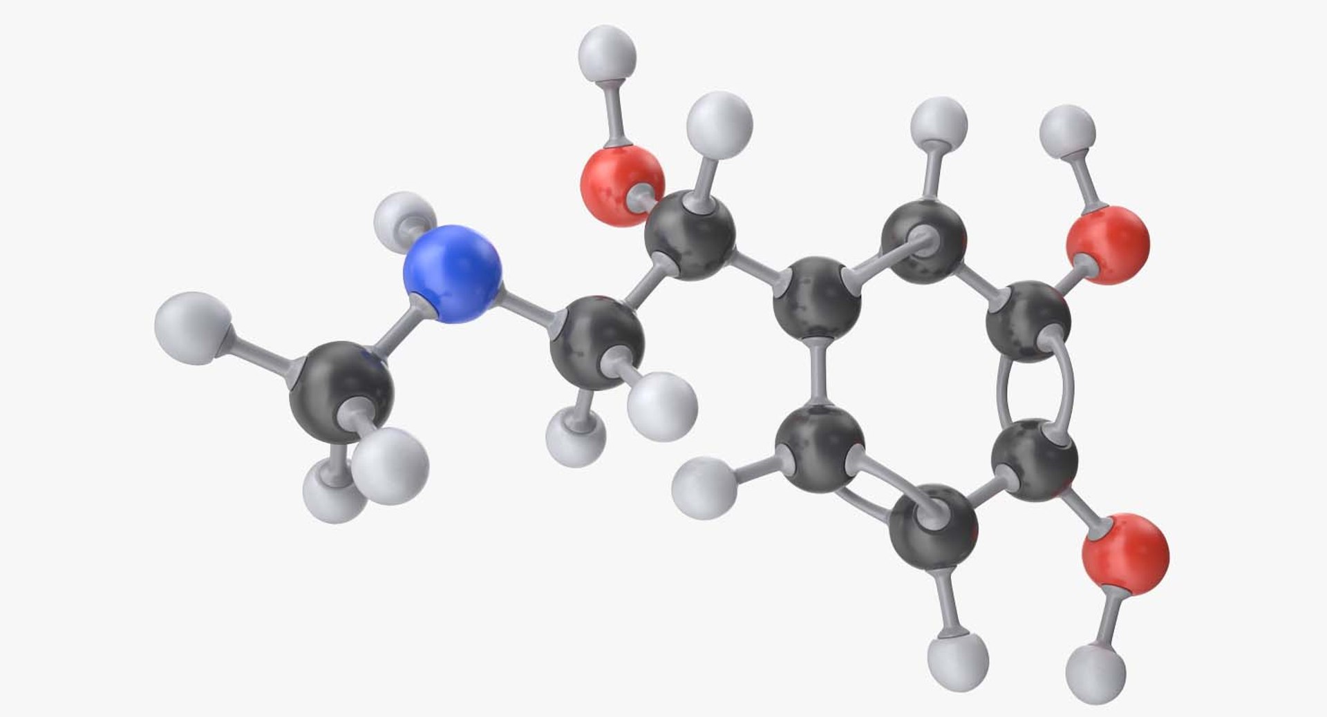 adrenaline structure 3d