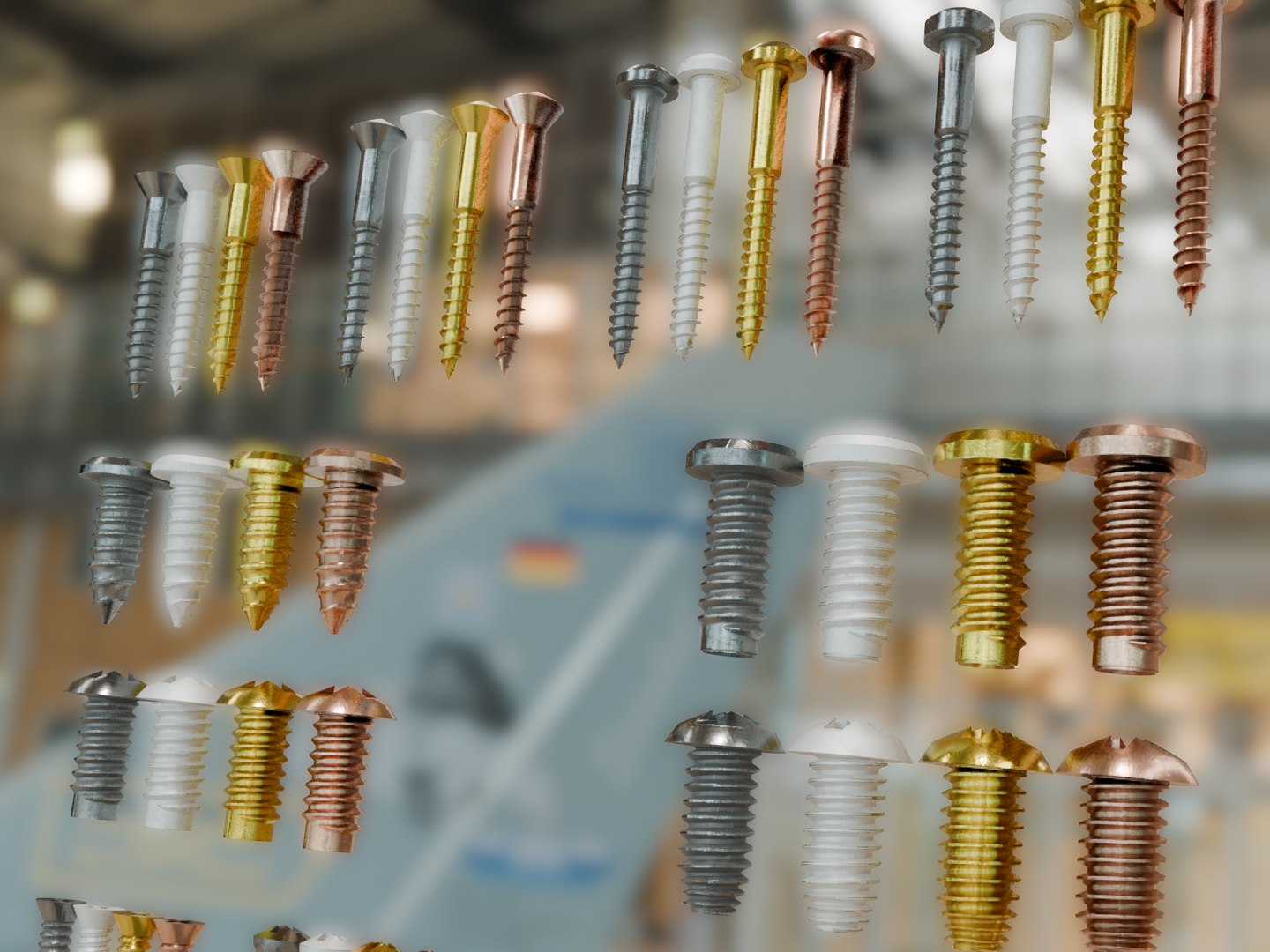 3D Phillips Head Screw - TurboSquid 2274538