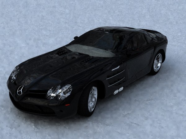 supercar mclaren car 3d model