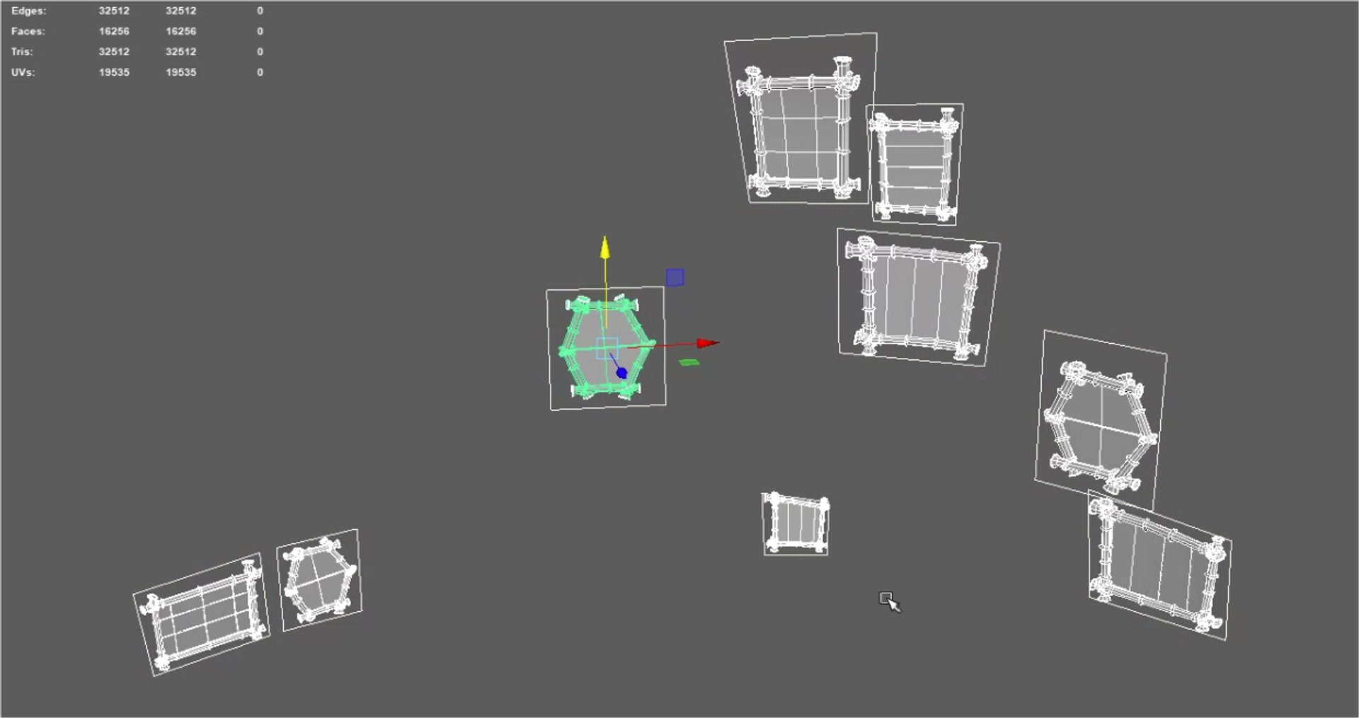 3D Cartoon Tropical Frames Model - TurboSquid 1680664