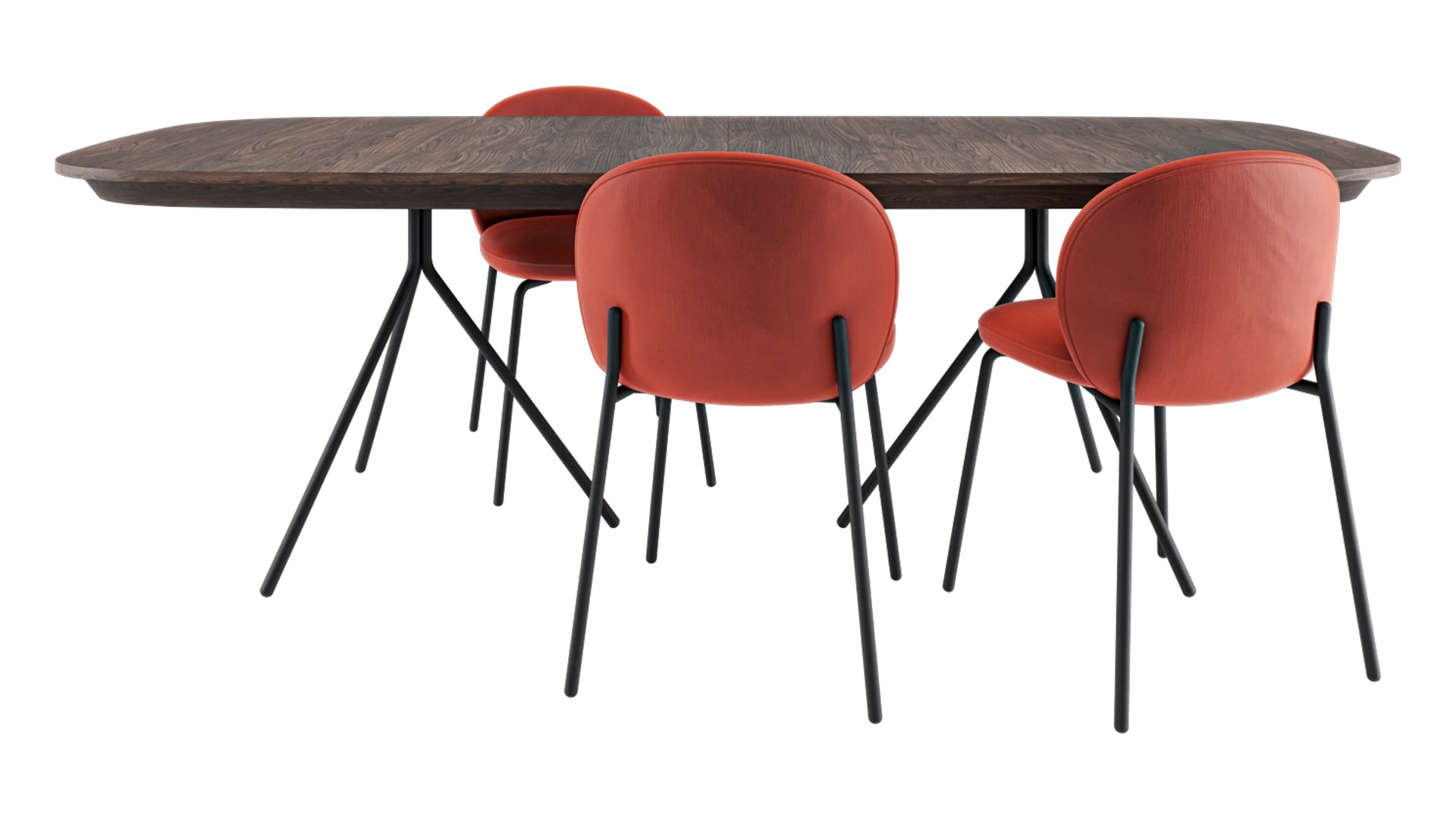 Ottawa Dining Table And Princeton Chair 3D Model - TurboSquid 2103375