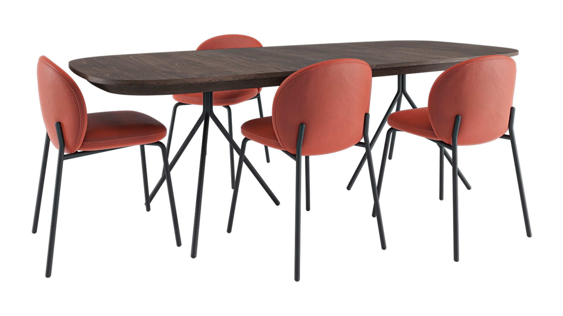 Ottawa Dining Table And Princeton Chair 3D Model - TurboSquid 2103375