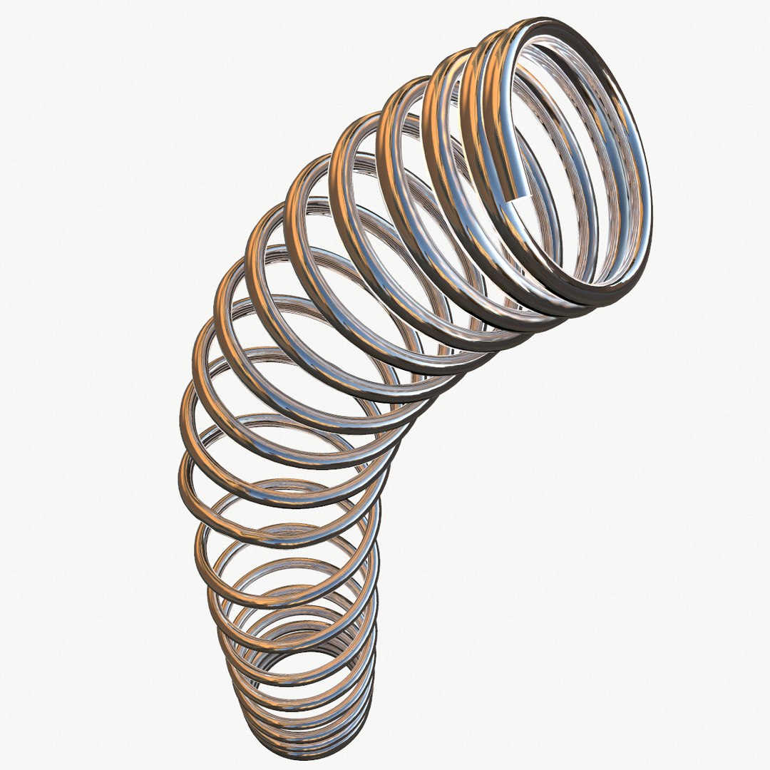 3D Model Metal Spiral Spring - TurboSquid 1410206