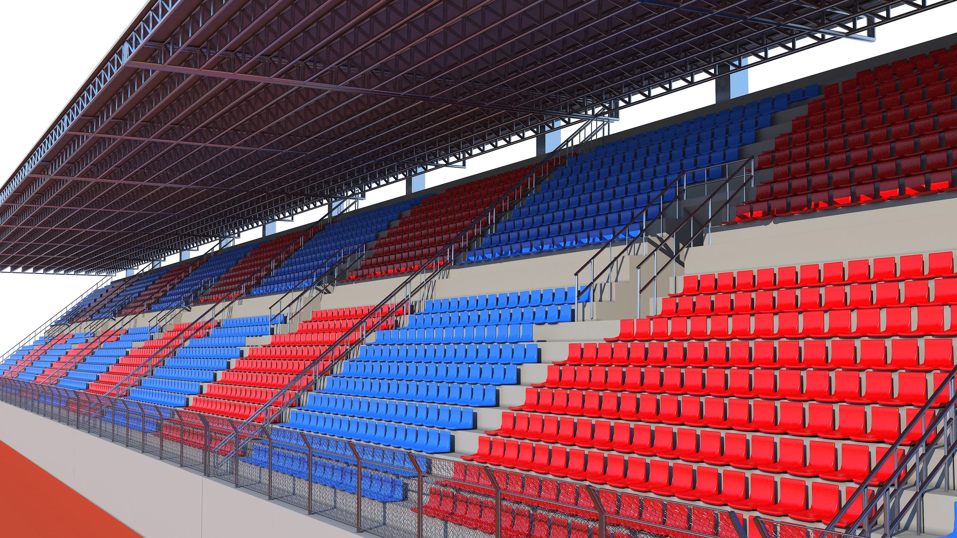 3D Athletics Run Track Stadium - TurboSquid 2080367