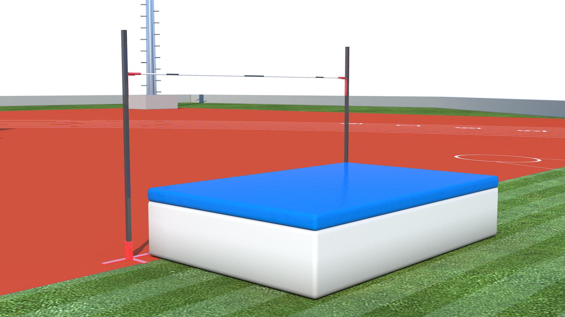 3D Athletics Run Track Stadium - TurboSquid 2080367