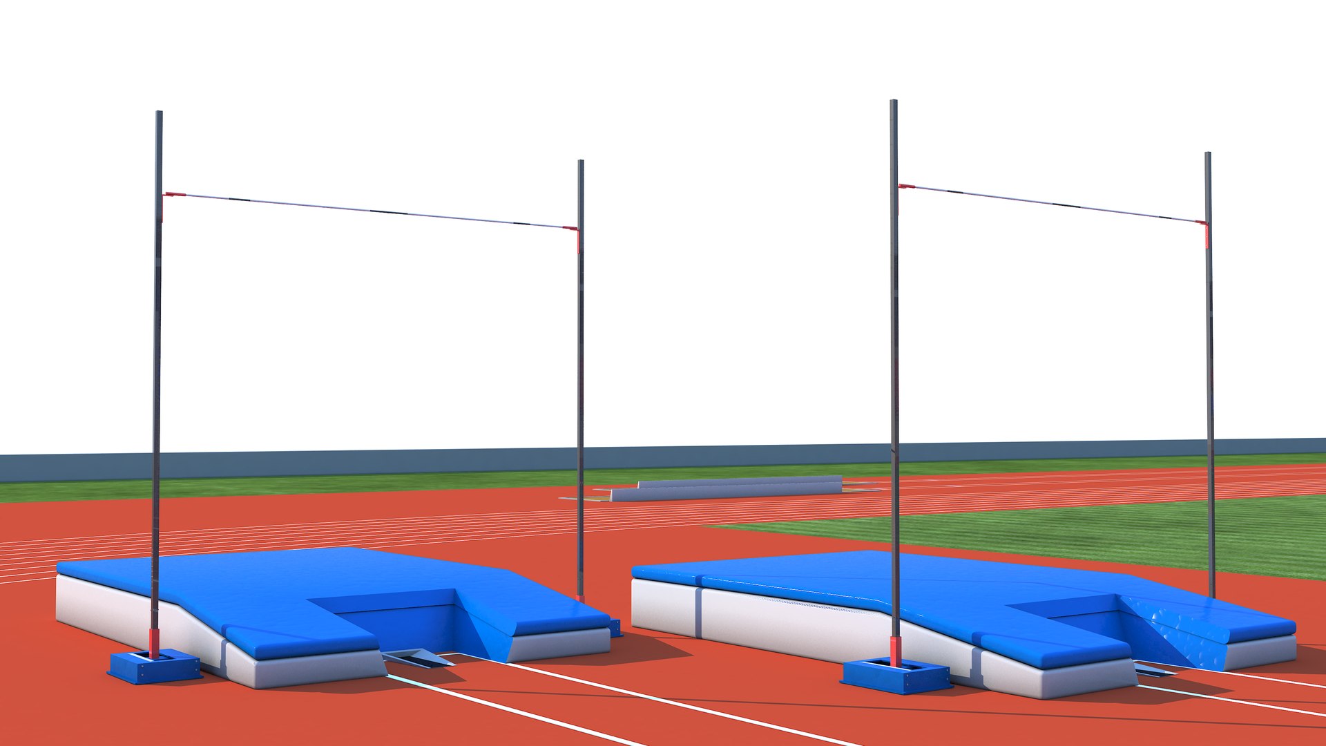 3D Athletics Run Track Stadium - TurboSquid 2080367