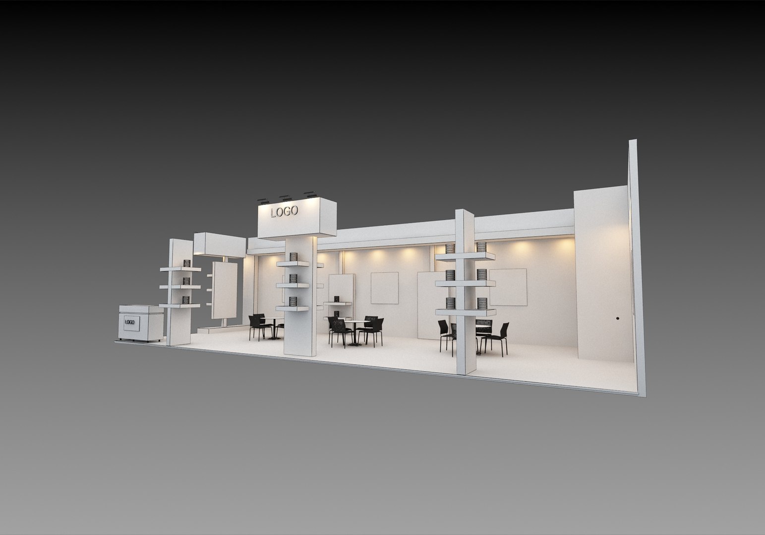 3D Model Exhibition Stand - TurboSquid 2045331