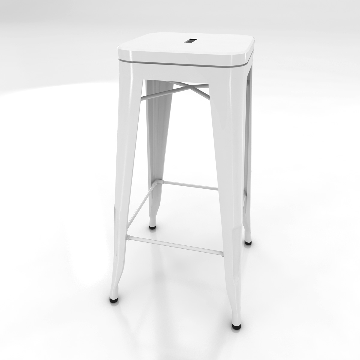 3d xavier pauchard tolix chair stool