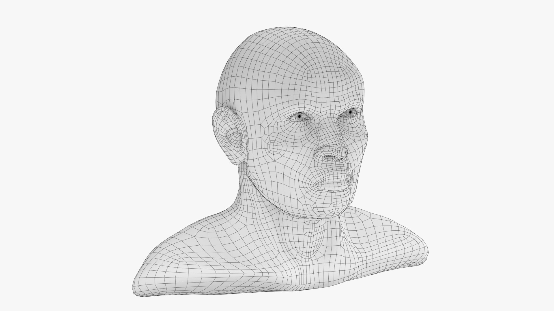 3D Old Man Head Base Mesh Model - TurboSquid 2011980