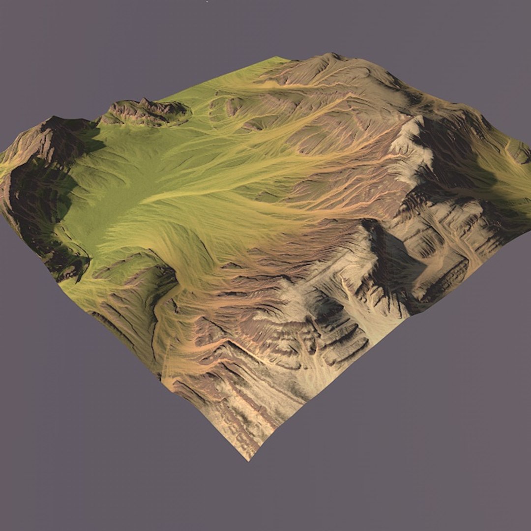 3ds Max Mountain Maps Terrain