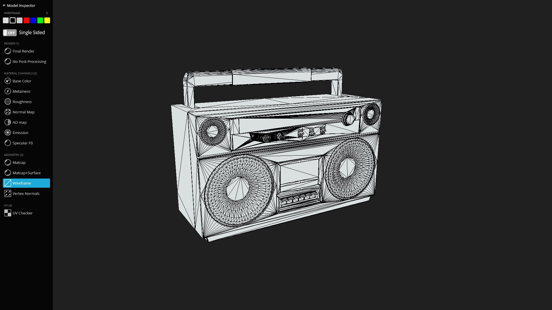 3D Boombox Game Ready Model - TurboSquid 1906925