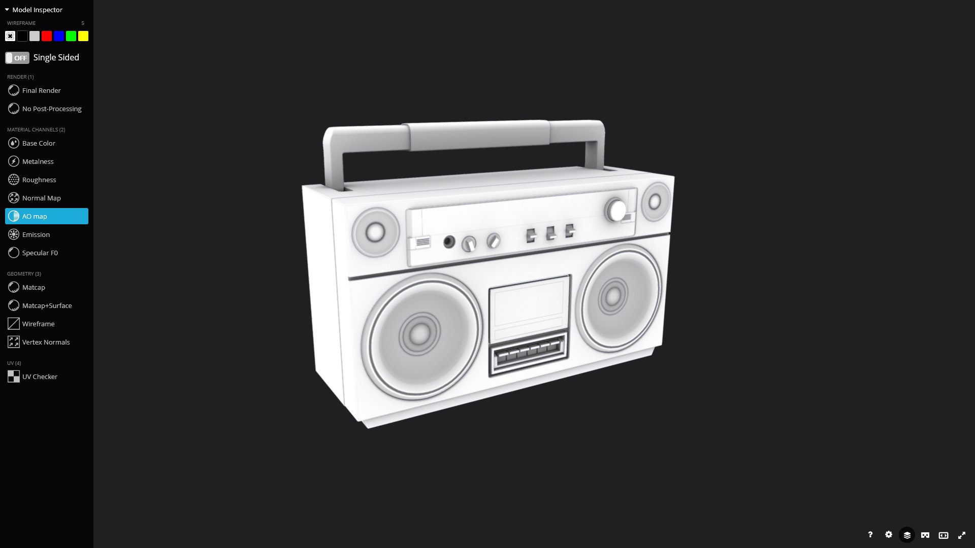 3D Boombox Game Ready Model - TurboSquid 1906925