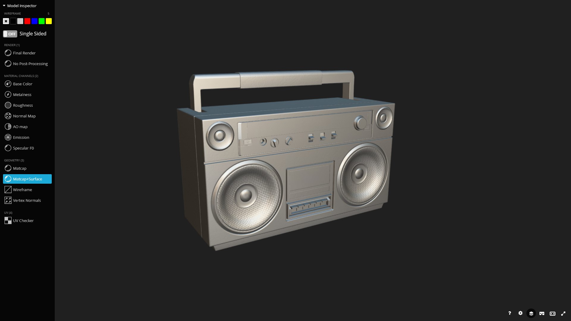 3D Boombox Game Ready Model - TurboSquid 1906925