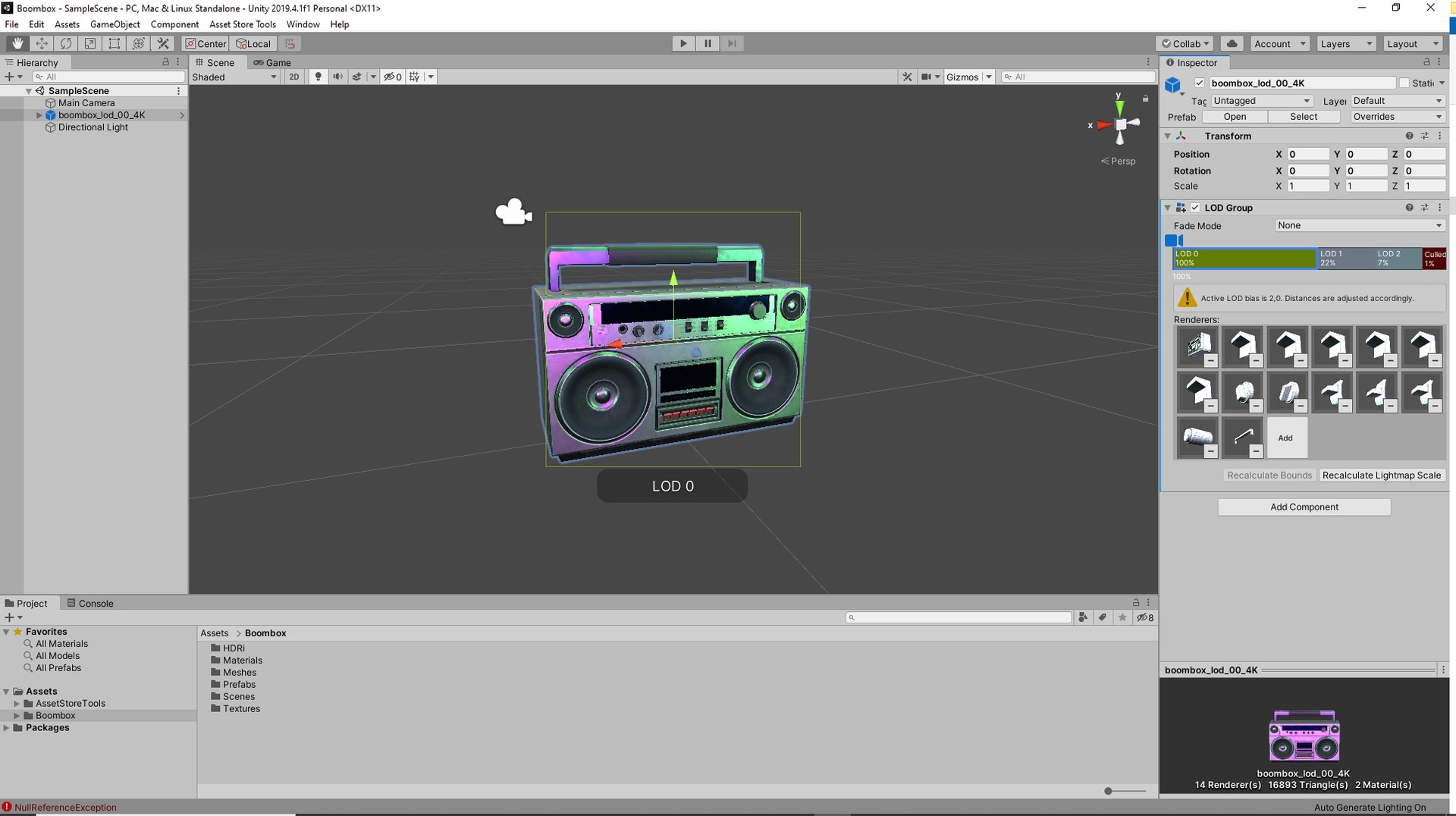 3D Boombox Game Ready Model - TurboSquid 1906925