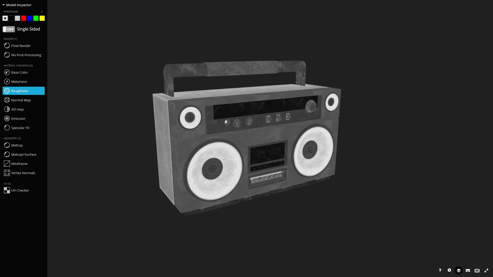 3D Boombox Game Ready Model - TurboSquid 1906925