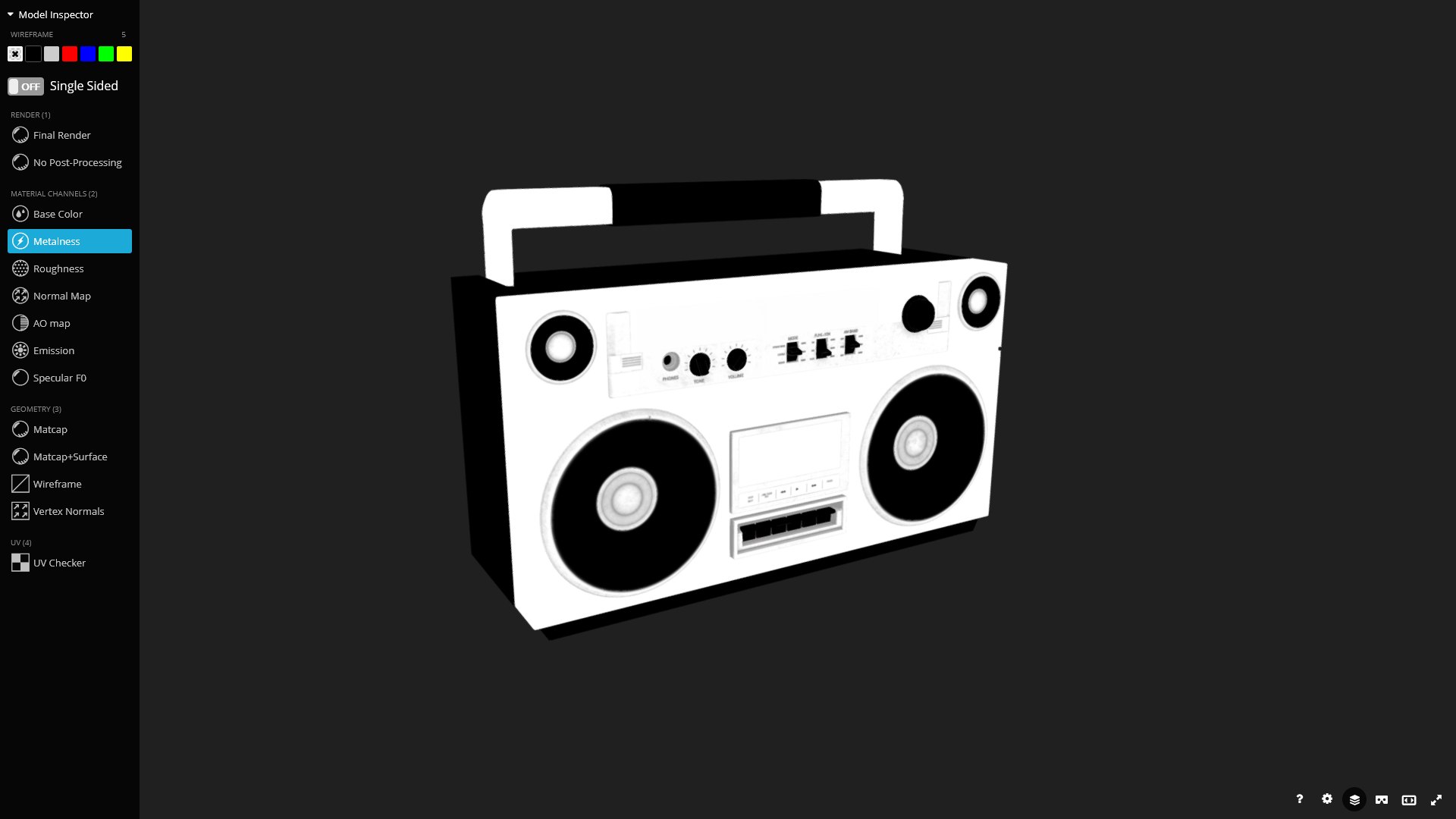 3D Boombox Game Ready Model - TurboSquid 1906925