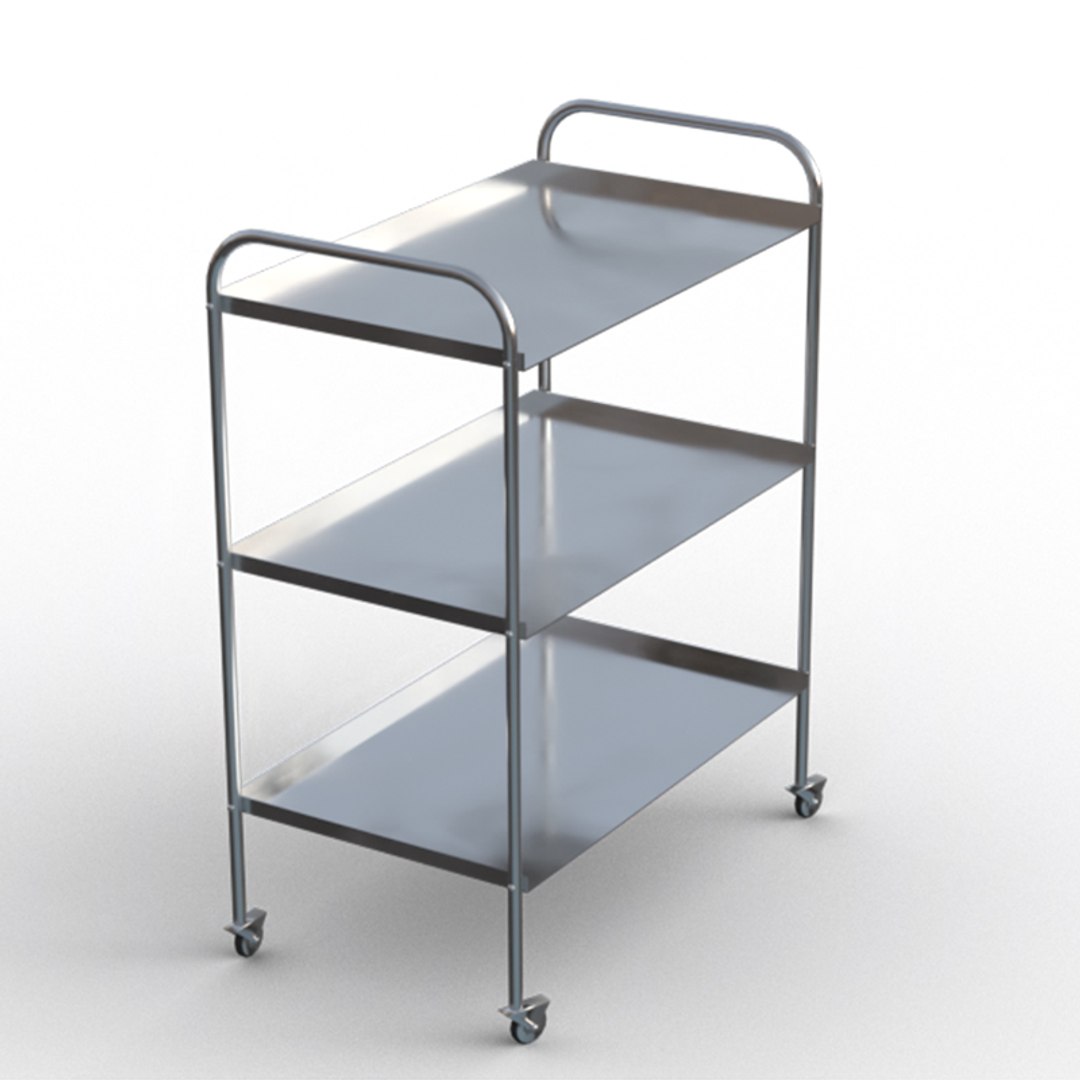 3D Steel Cart - TurboSquid 1361504