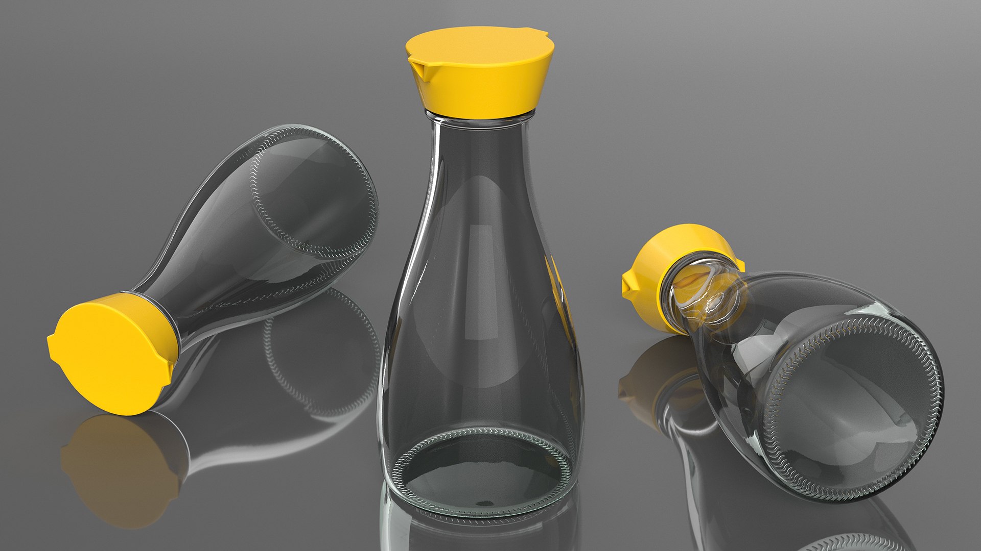 3D Empty Sauce Bottle model - TurboSquid 2092952