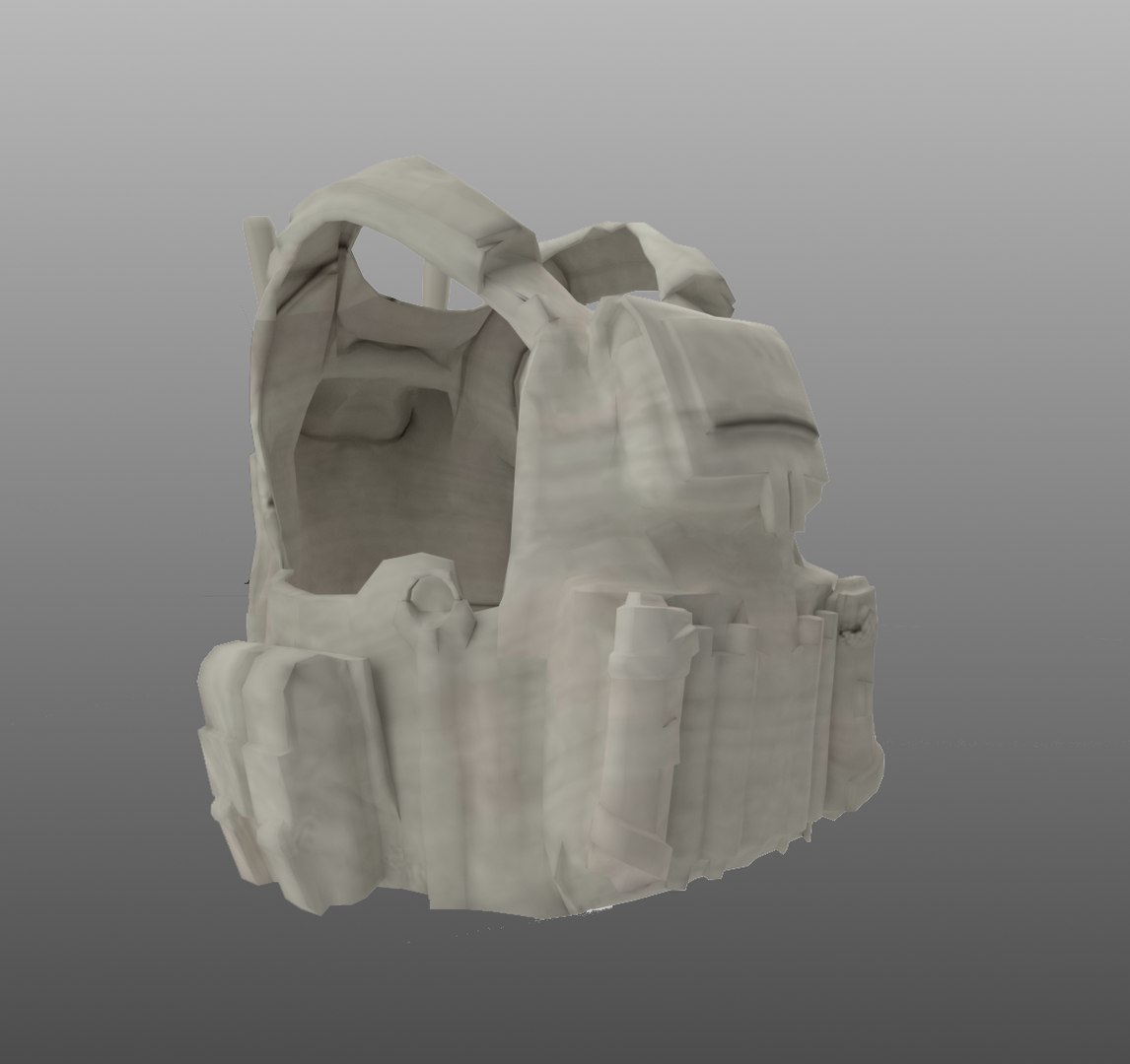 3d Model Of Combat Vest