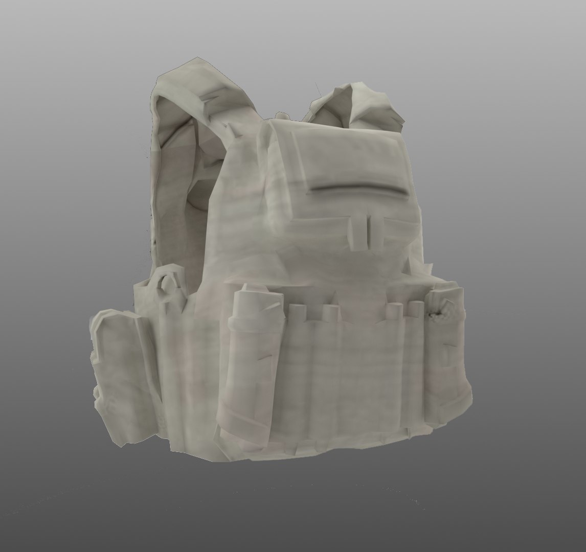 3d Model Of Combat Vest