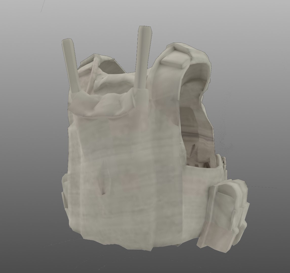 3d Model Of Combat Vest