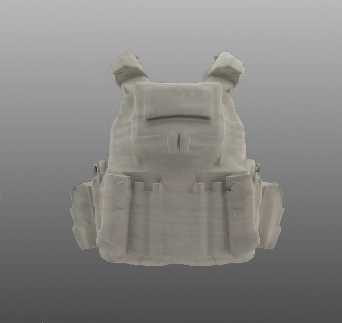 3d Model Of Combat Vest