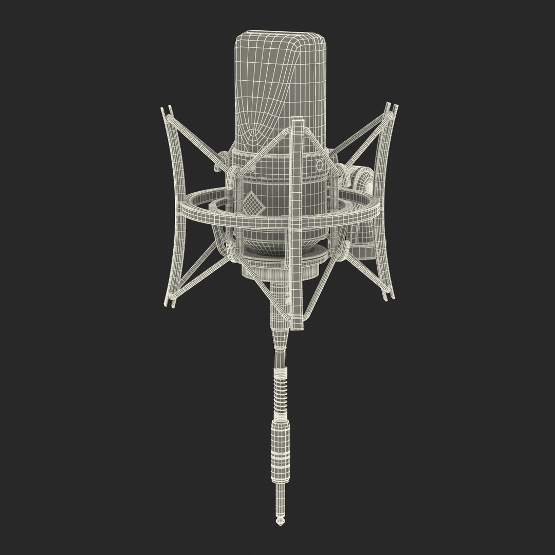 Condenser Microphone Generic 3d 3ds
