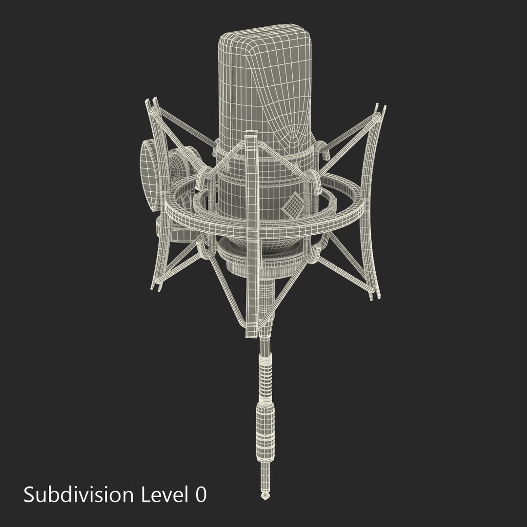 Condenser Microphone Generic 3d 3ds