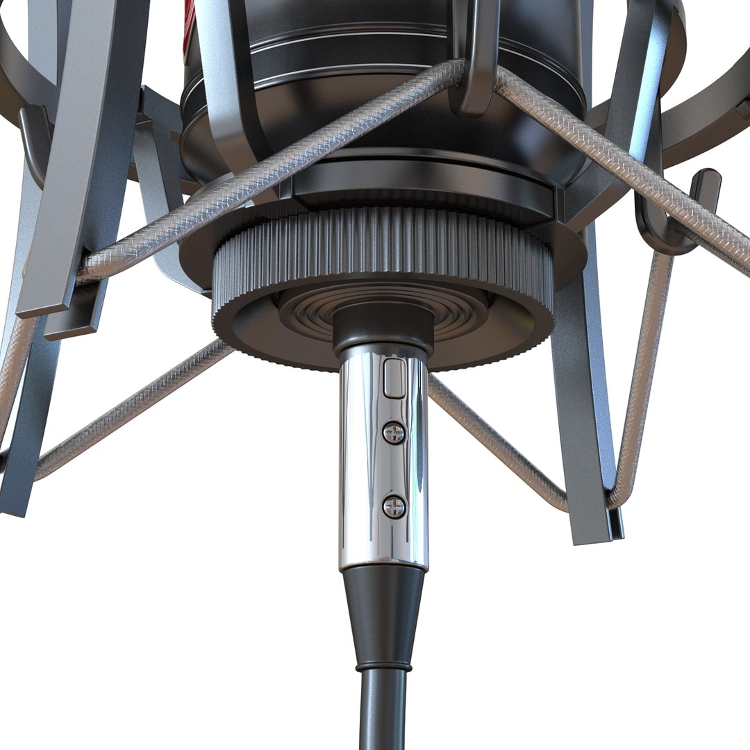 Condenser Microphone Generic 3d 3ds