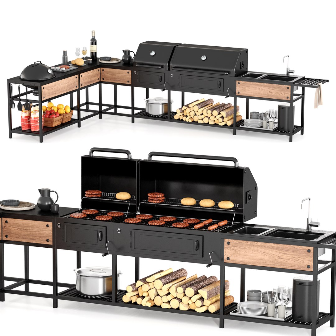 Barbecue 15 3D Model - TurboSquid 1959264