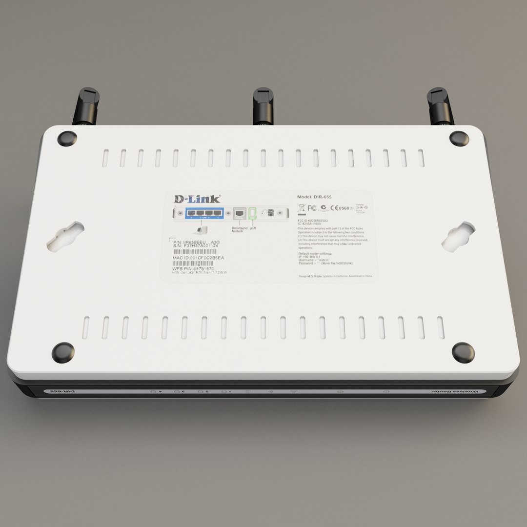 3ds Max D-link Dir-655 Wireless Router