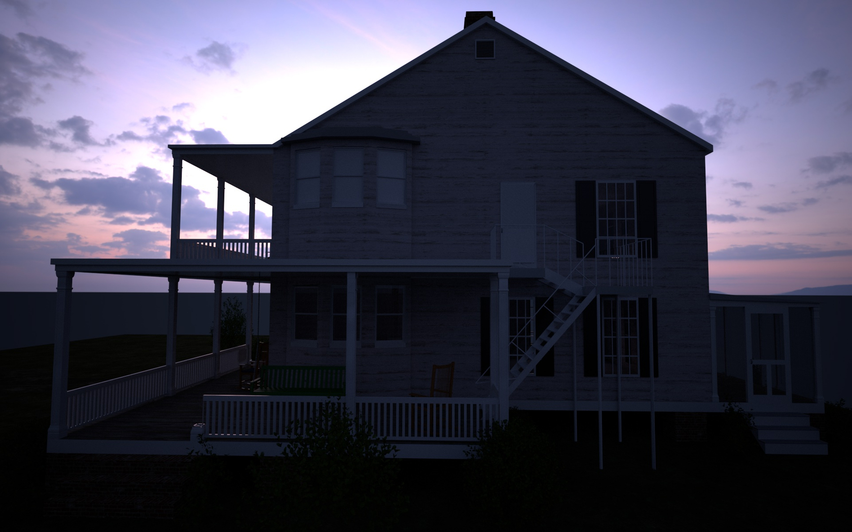Forrest Gump s house 3D - TurboSquid 1926196
