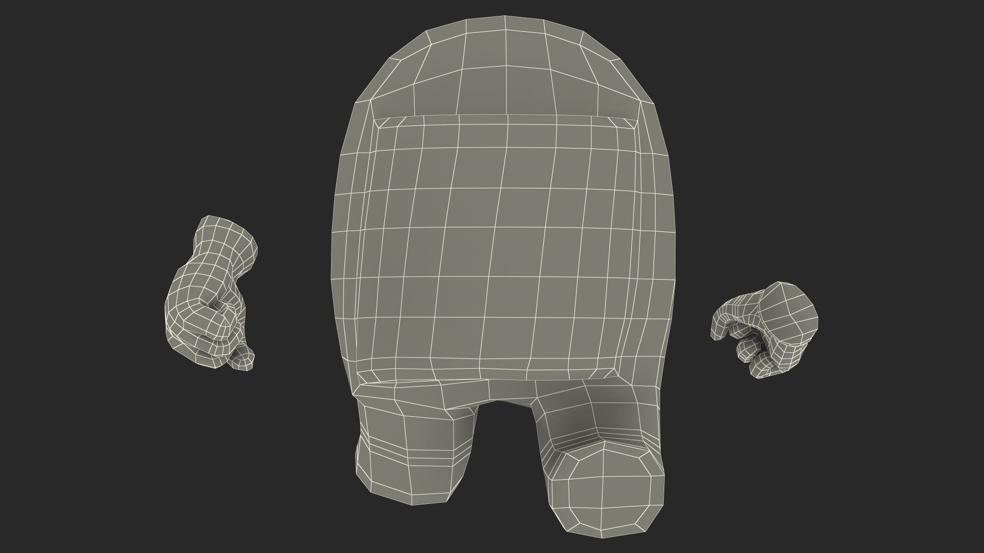 3D model Green Among Us Character Running - TurboSquid 2003754