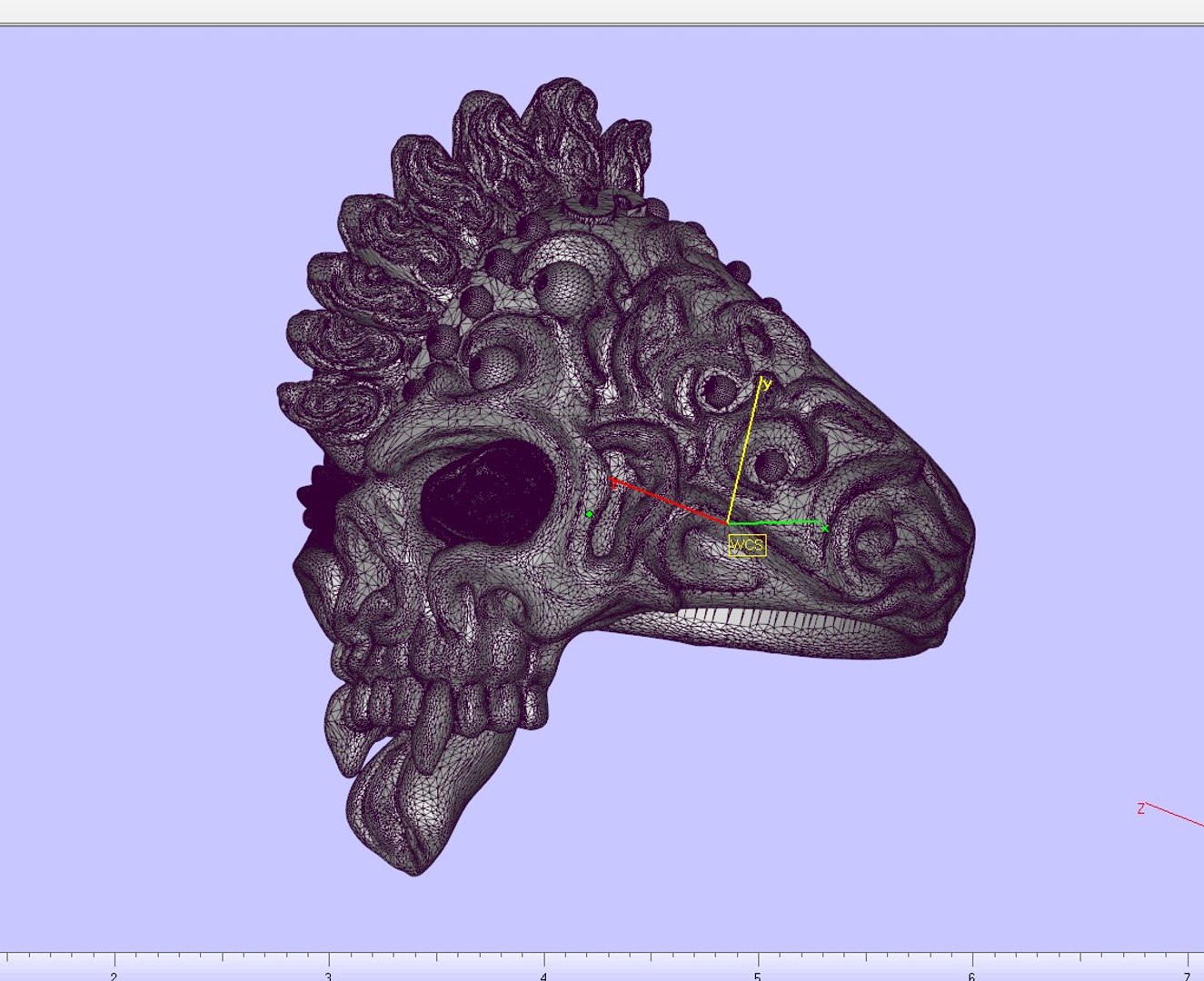 3D Badass Gothic Punk Skull Ring 3D CAD Design-GP34S Model - TurboSquid ...