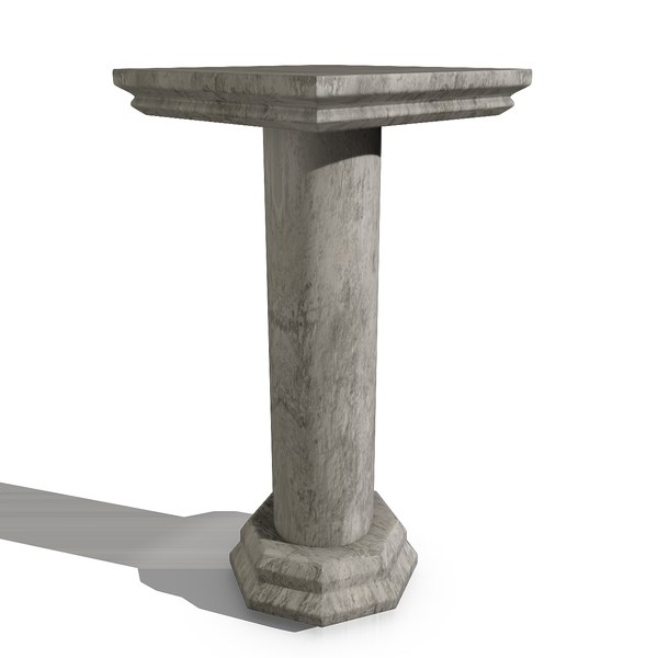marble pillar 3d model