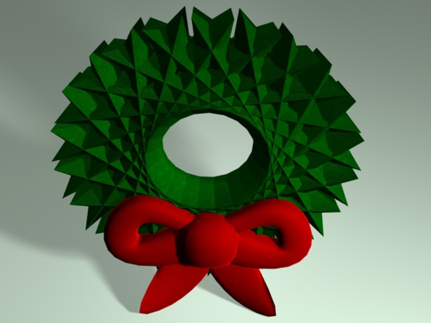 3d Simple Wreath Christmas Decorate