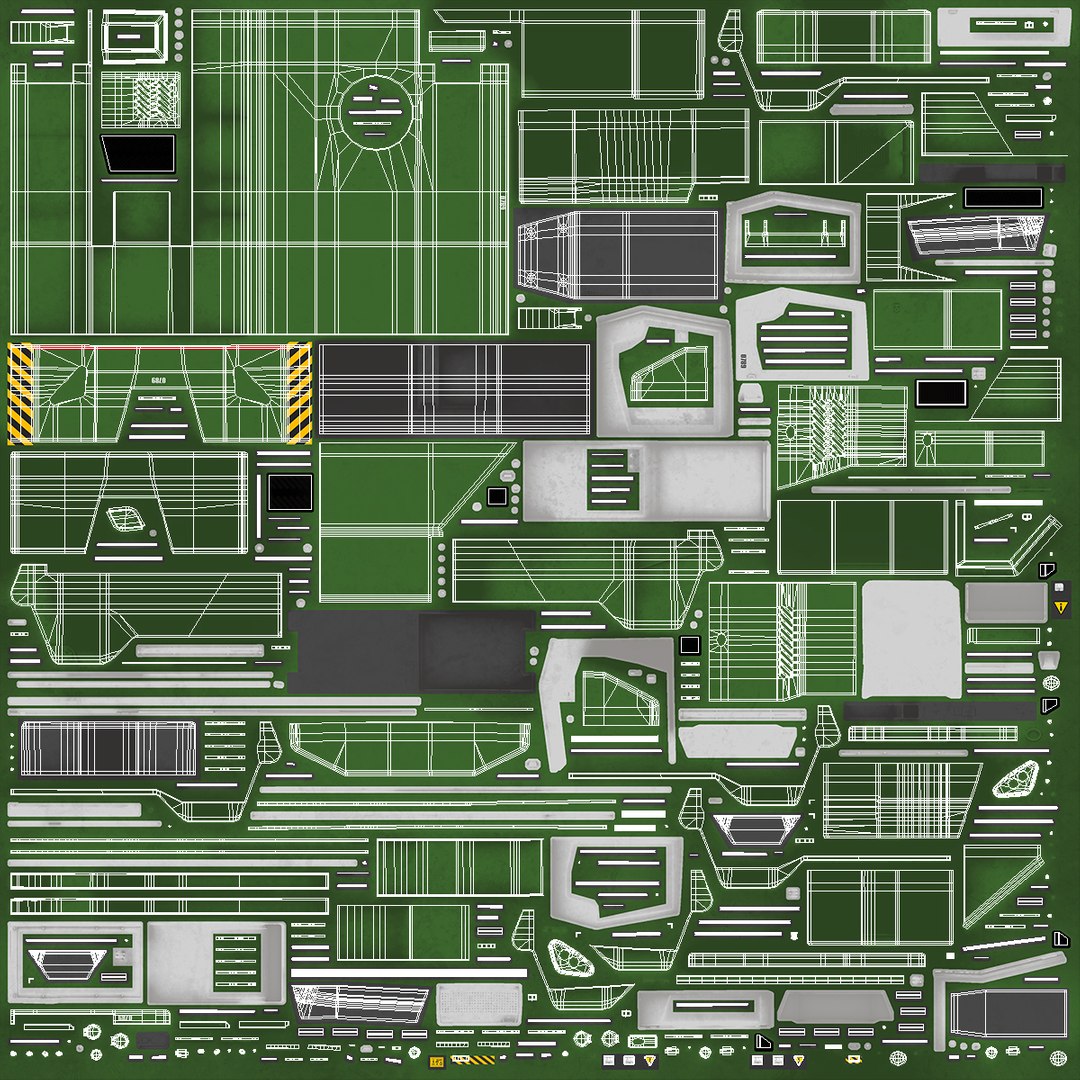 Handler generic materials model - TurboSquid 1337500