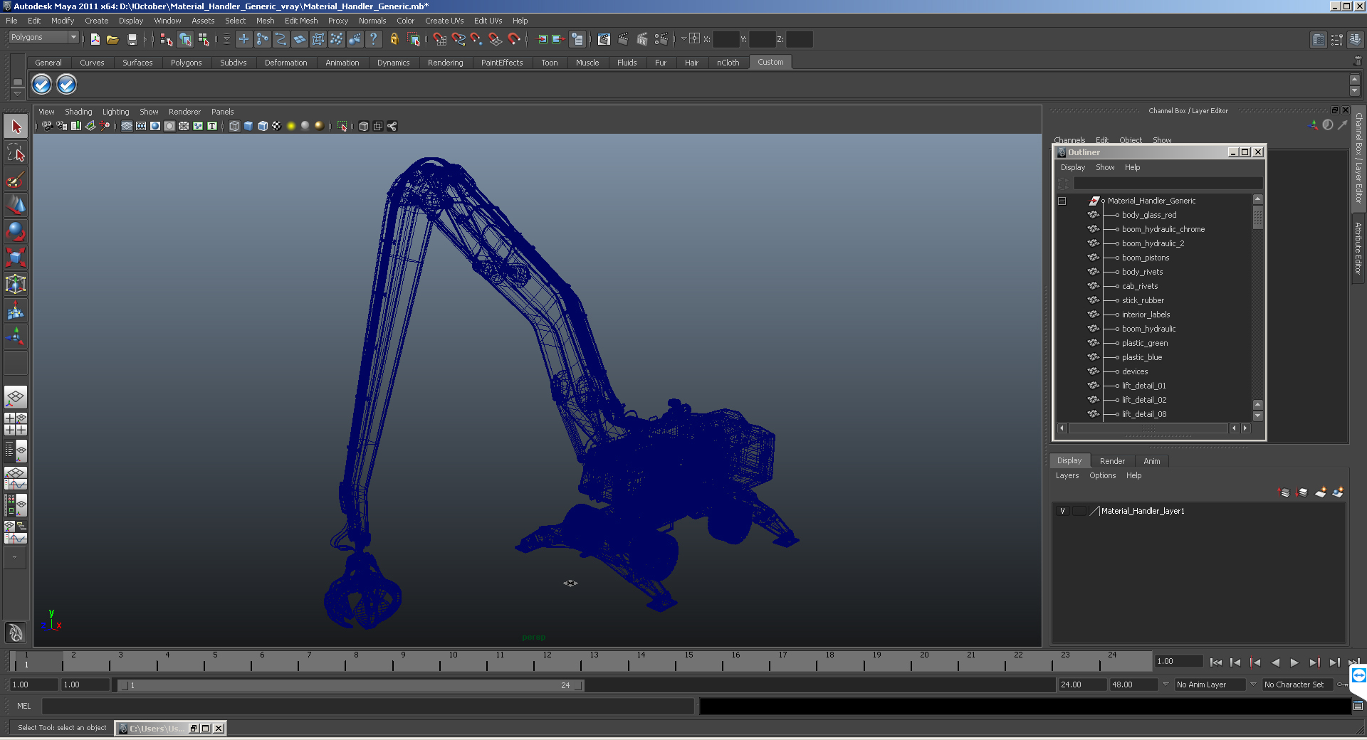 Handler generic materials model - TurboSquid 1337500
