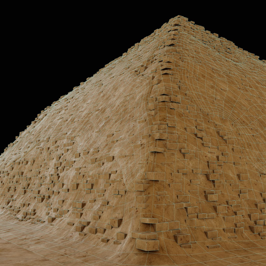 EGYPTIAN PYRAMID ANCIENT EGYPT TEMPLE TOMB COLLECTION model ...