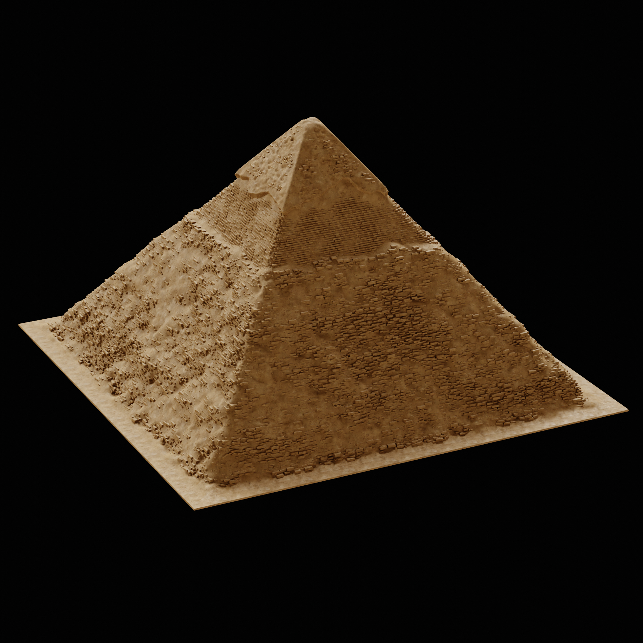 modelo 3d PIRÁMIDE EGIPCIA ANTIGUO EGIPTO TEMPLO TUMBA COLECCIÓN ...