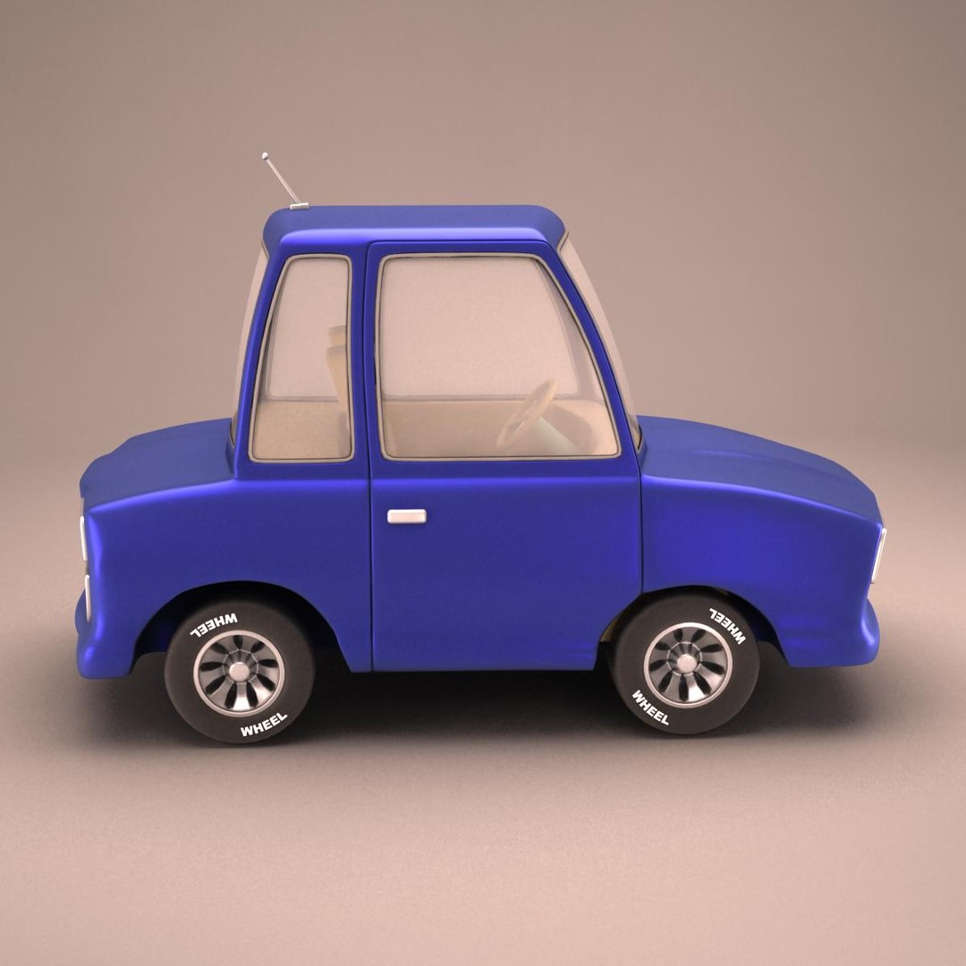3d Cartoon Car Model