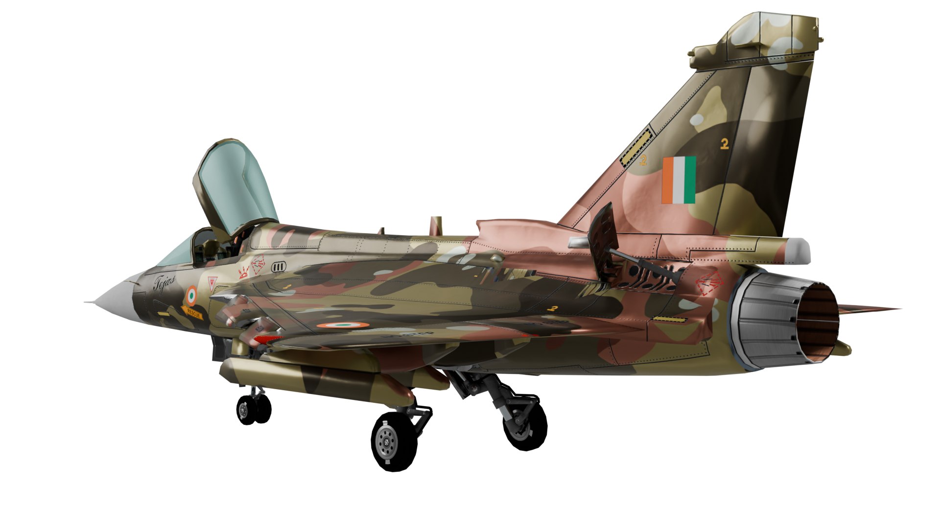 Hal Tejas 3D Model - TurboSquid 2189049