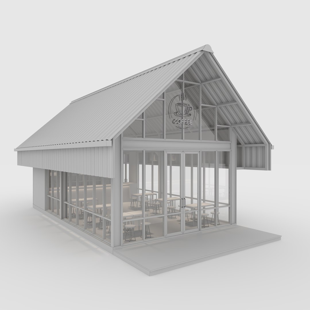 3D Cafe Modern 6 - TurboSquid 2124452