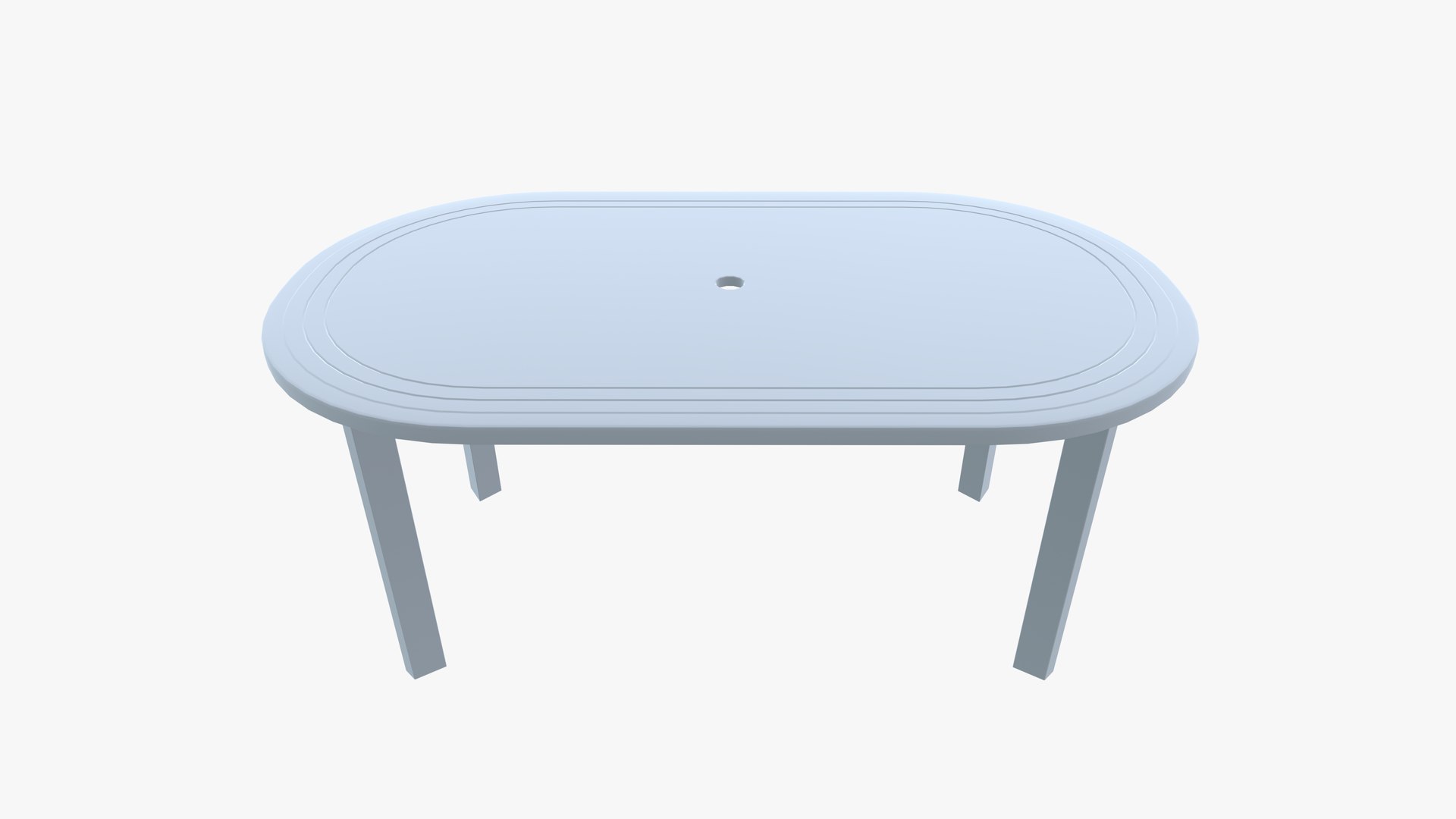 Plastic Table 3D Model - TurboSquid 2433328