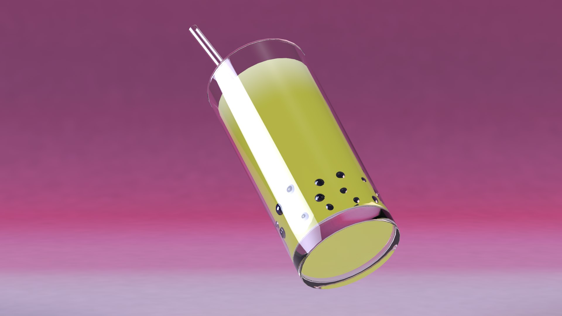 Bubble Tea 3D Model - TurboSquid 1845381