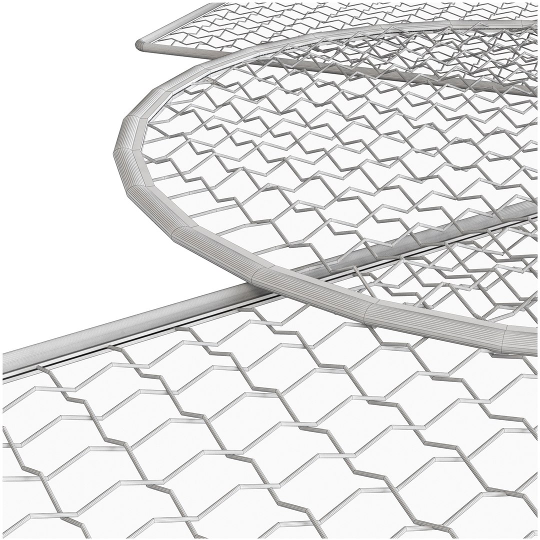 BBQ Steel Grill Wire Grid Model - TurboSquid 1910540