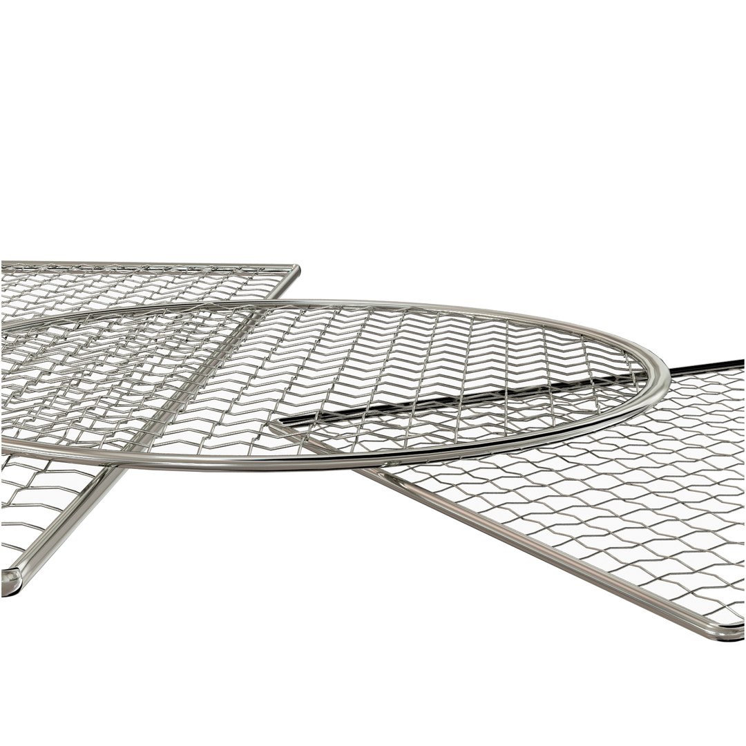 BBQ Steel Grill Wire Grid Model - TurboSquid 1910540