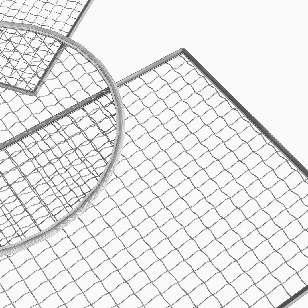 BBQ Steel Grill Wire Grid Model - TurboSquid 1910540